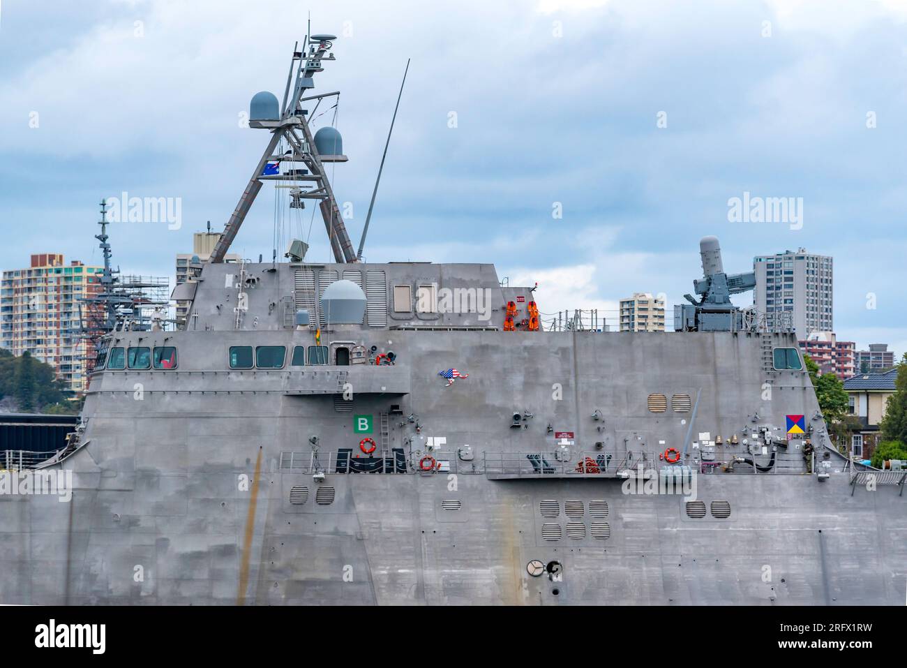 Sydney Aust 06 Aug 2023: The United States Navy Ship USS Canberra ...
