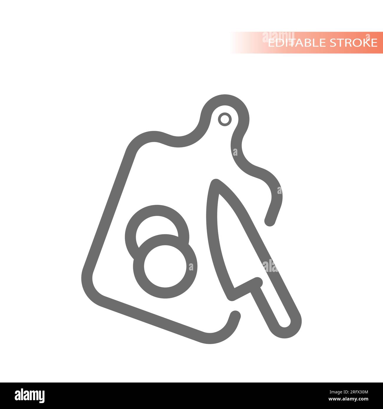 Kitchen chopping board Stock Vector Images - Alamy