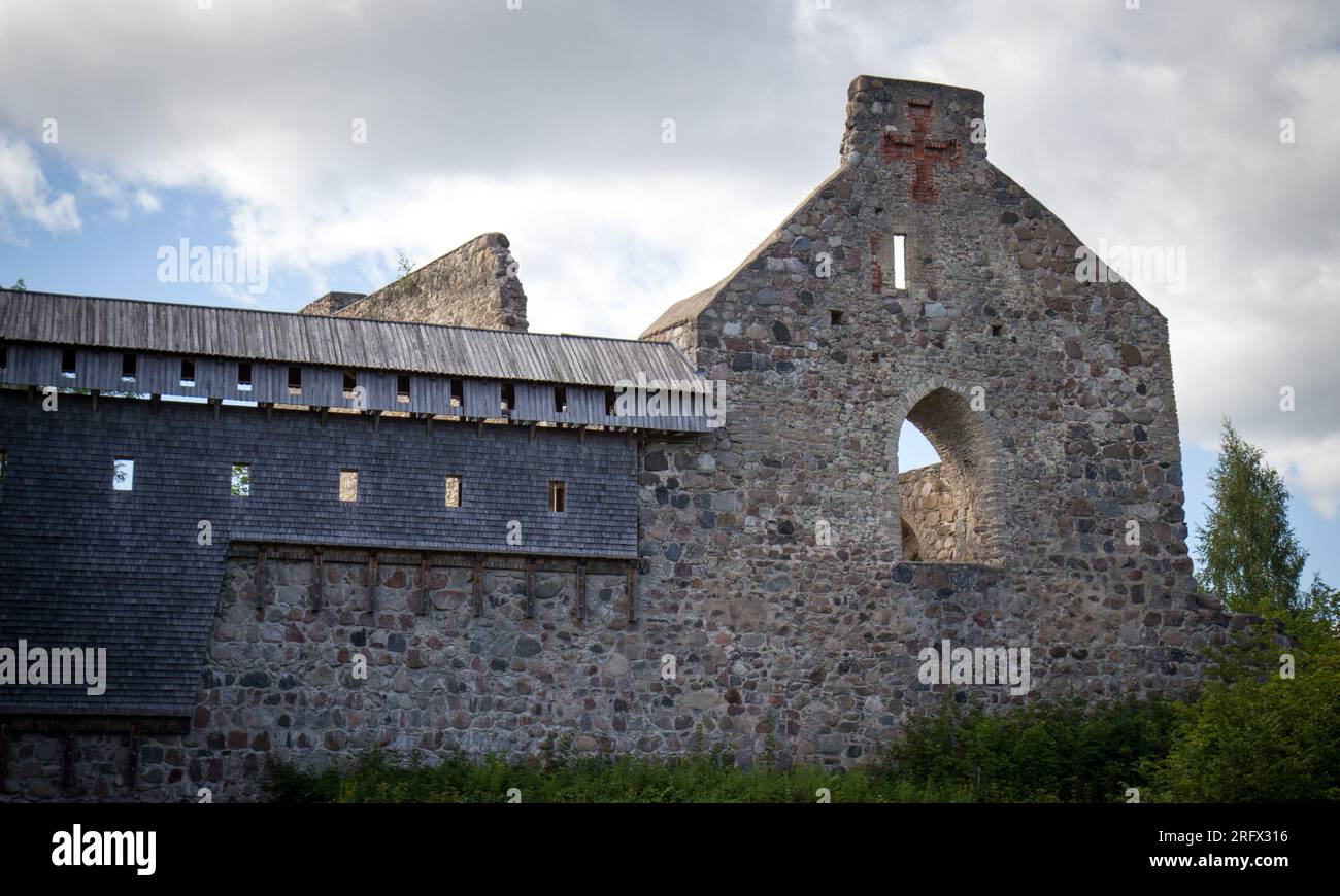 Old sigulda castle hi-res stock photography and images - Alamy