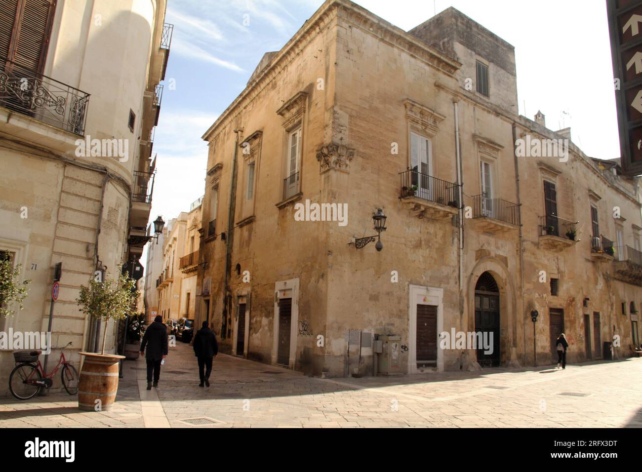 Buildings in the historical center of Lecce, Italy Stock Photo - Alamy