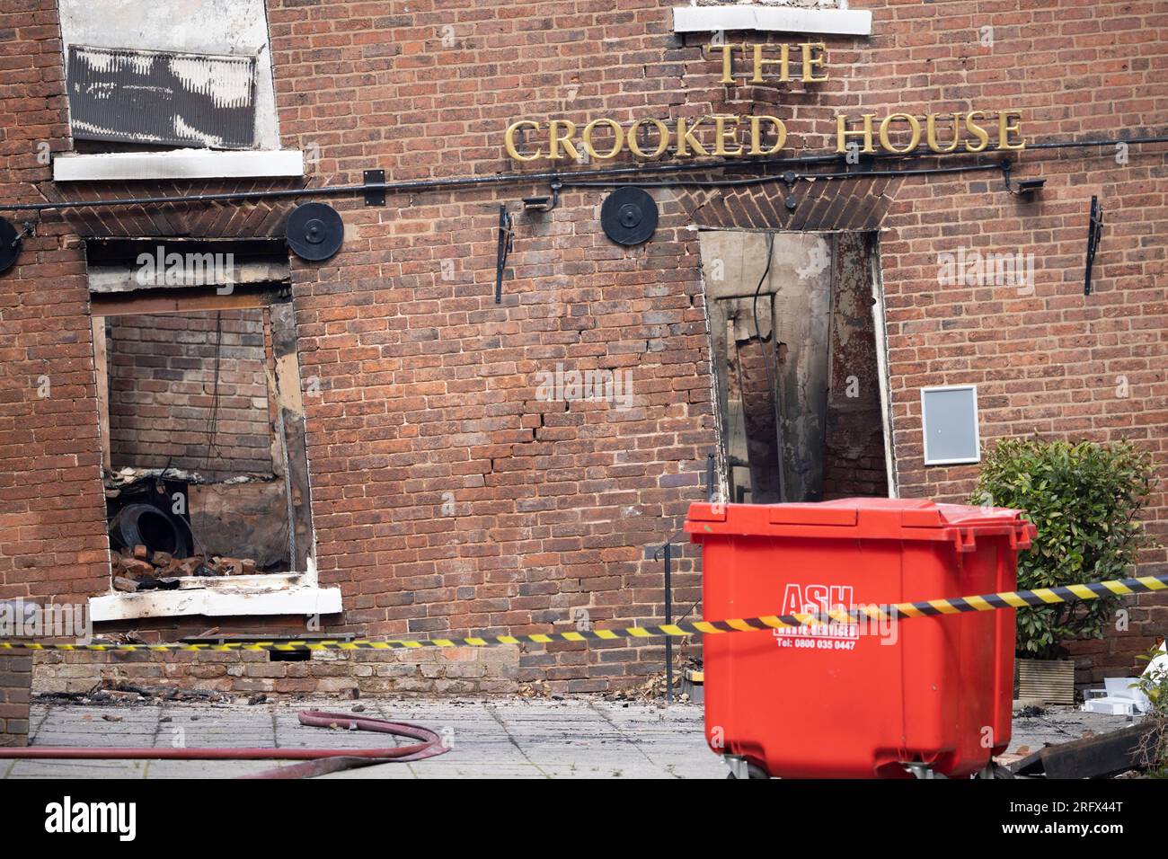 Himley Road, Himley, 6th August 2023: The Crooked House pub which was ...