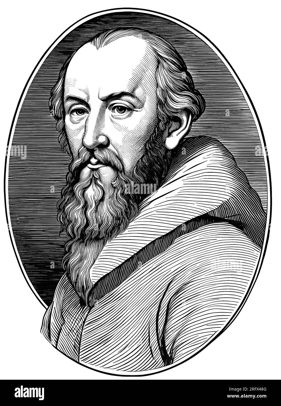 Galileo galilei 1564 1642 italian astronomer Stock Vector Images - Alamy