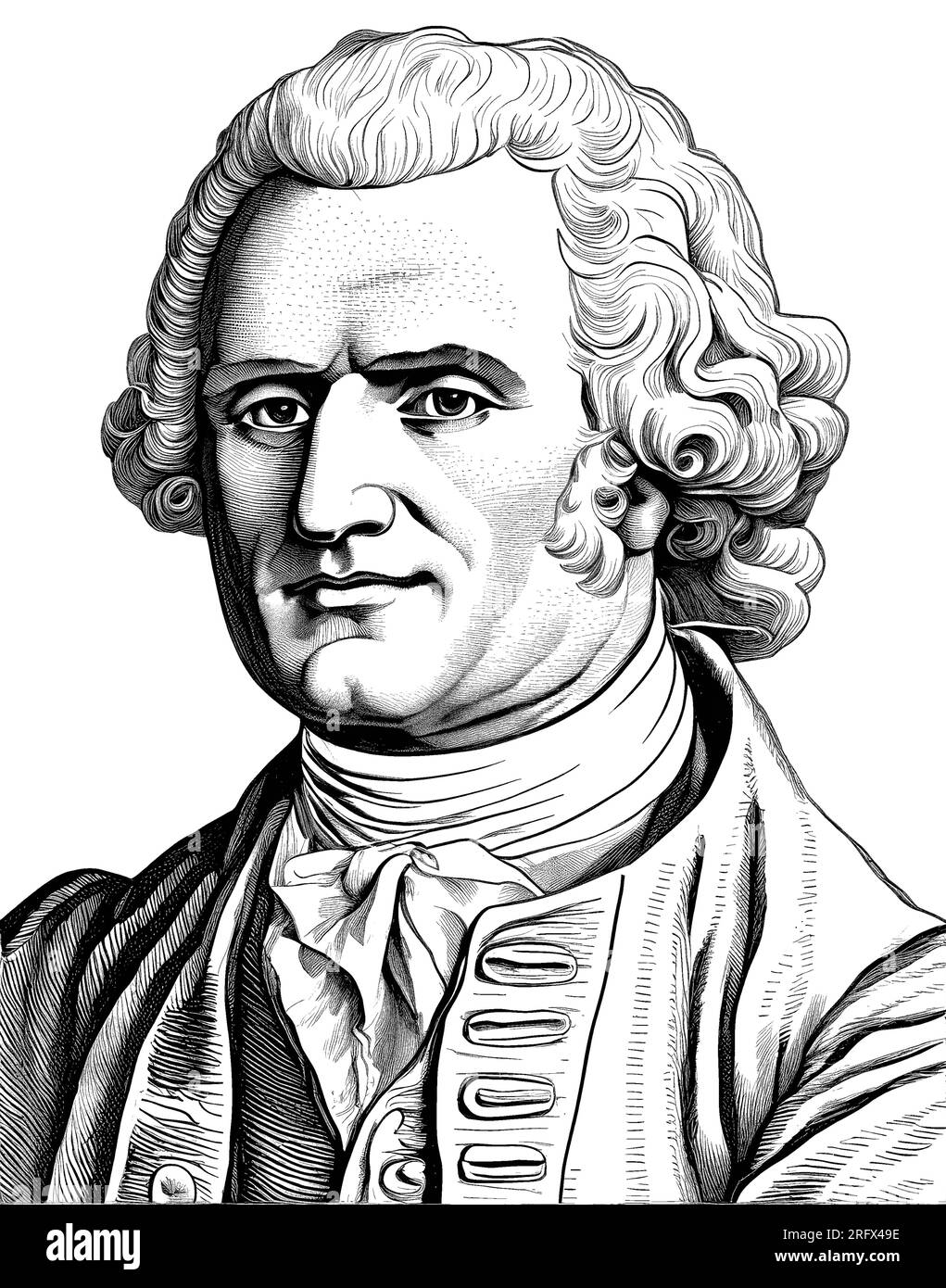 Philosopher rousseau Stock Vector Images - Alamy