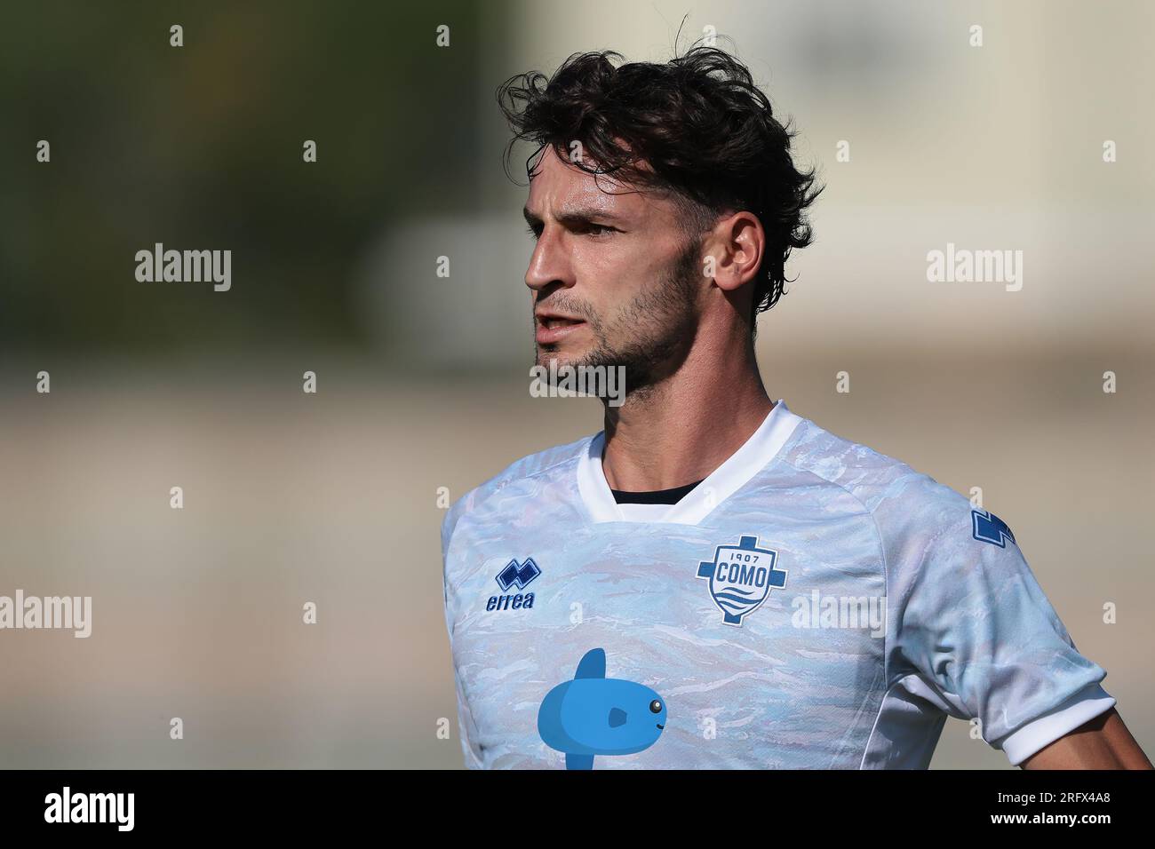 Chatillon, Italy, 2nd August 2023. Luca Vignali of Como looks on during ...
