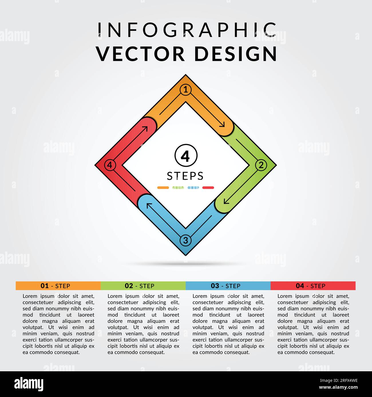 4 steps info graphic design template. Modern infographic template. 4 ... 4 steps info graphic design template. Modern infographic template. 4 ...