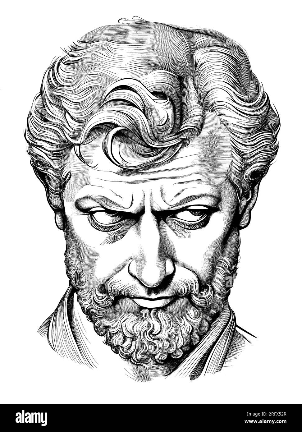 Buonarroti michelangelo 1475 1564 Stock Vector Images - Alamy