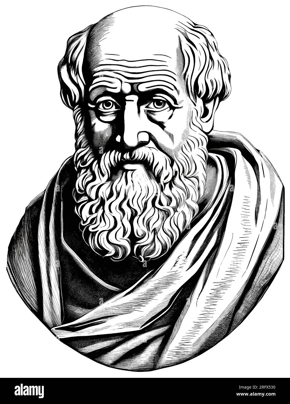 Greek portrait Black and White Stock Photos & Images - Alamy