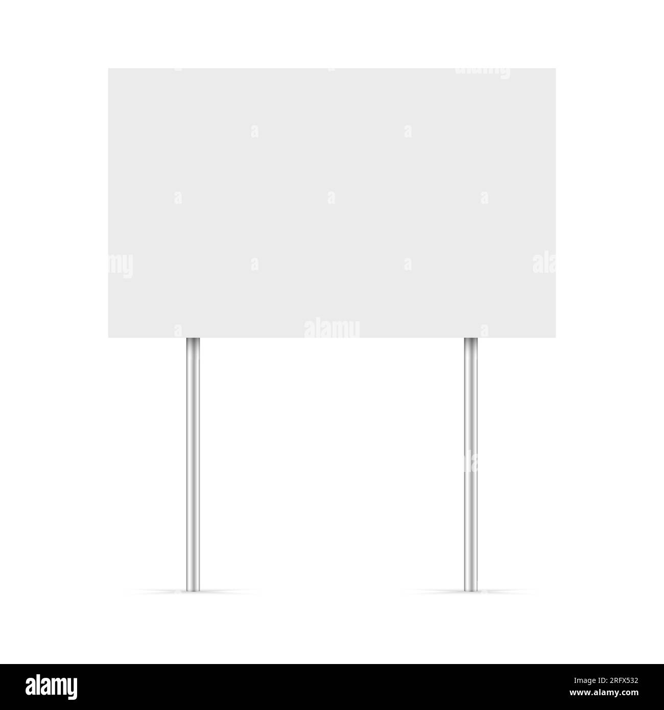 Outdoor signage mock up Cut Out Stock Images & Pictures - Alamy