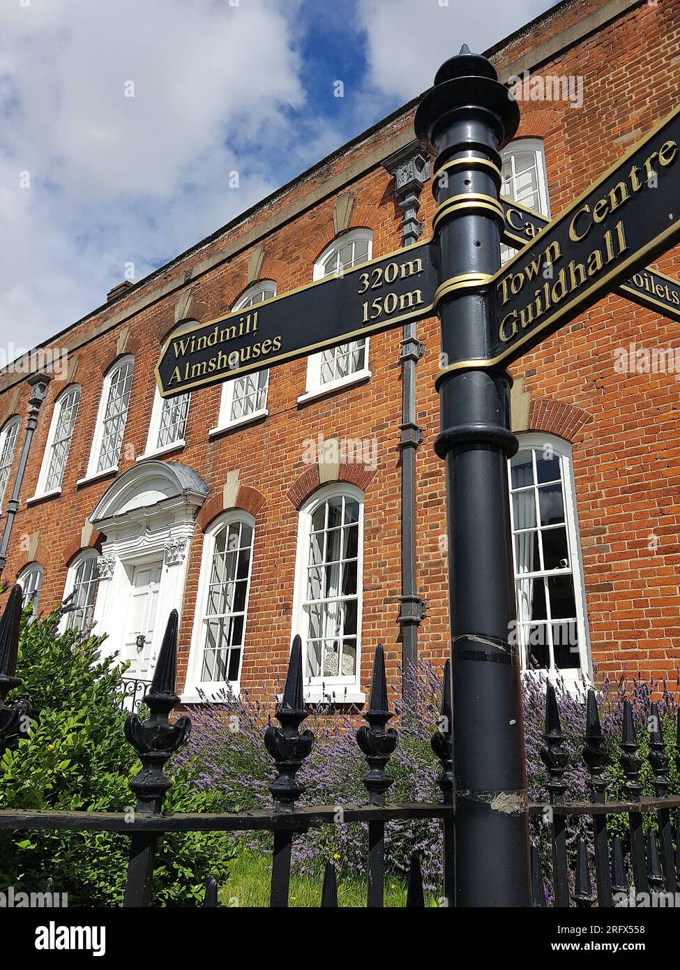A view of a traditional historic building in Thaxted, Essex, United ...