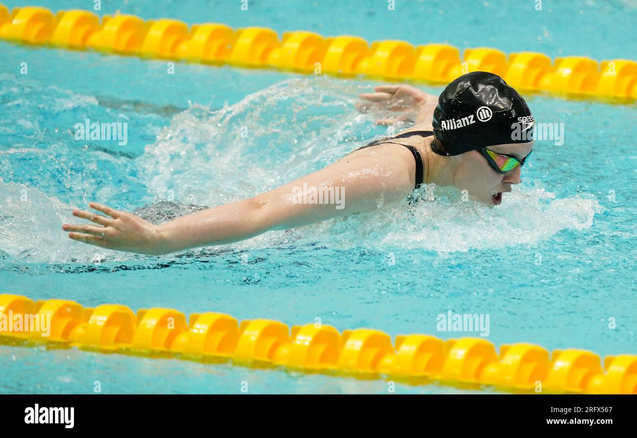 Great Britain's Poppy Maskill in the Women's 100m Butterfly S14 heats ...