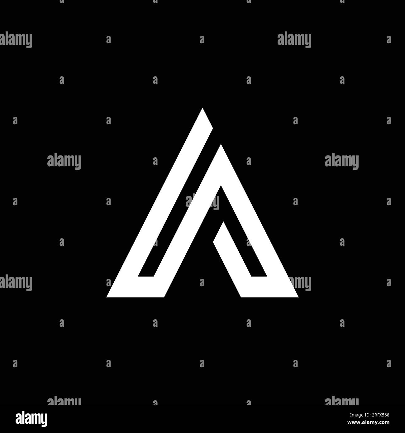 eps10 vector initial letter a monogram logo design template in ...