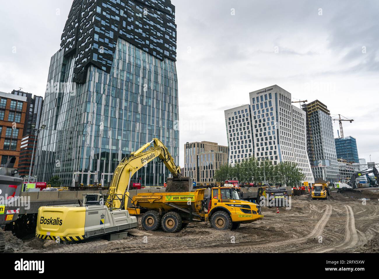 AMSTERDAM - Work on the A10 motorway. The A10 and A4 motorways and a ...