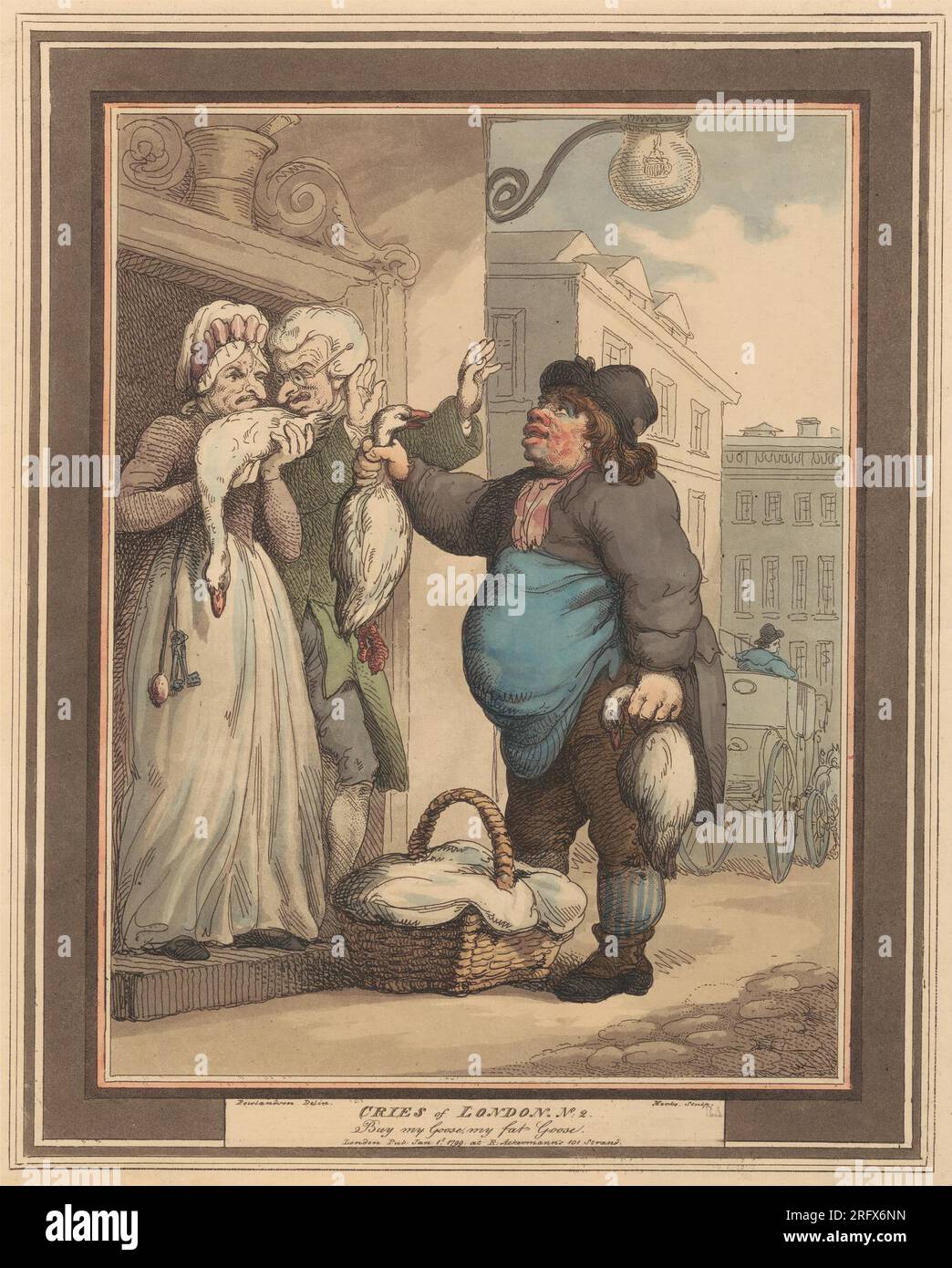 London cries rowlandson hi-res stock photography and images - Alamy