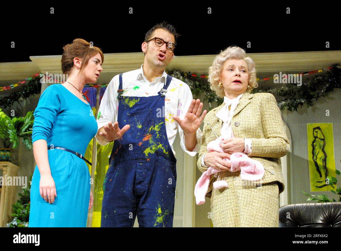 l-r: Victoria Hamilton (Sheila), Clive Owen (Bri), Prunella Scales ...