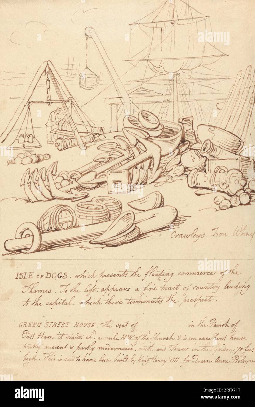 Album Drawing by Thomas Rowlandson Stock Photo - Alamy