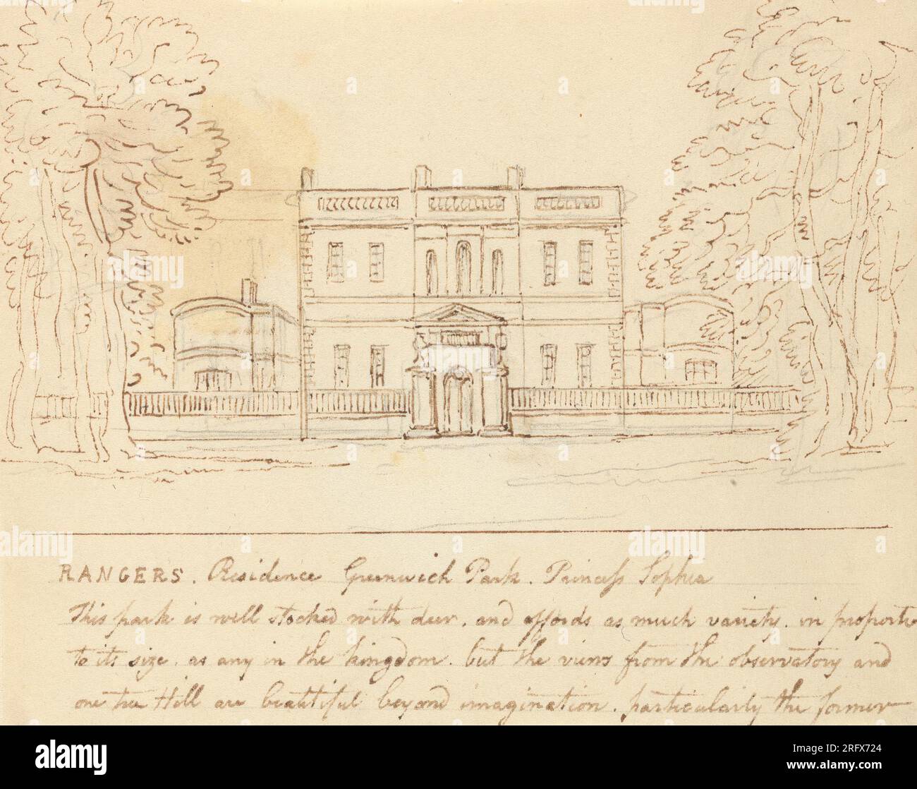 Album Drawing by Thomas Rowlandson Stock Photo - Alamy