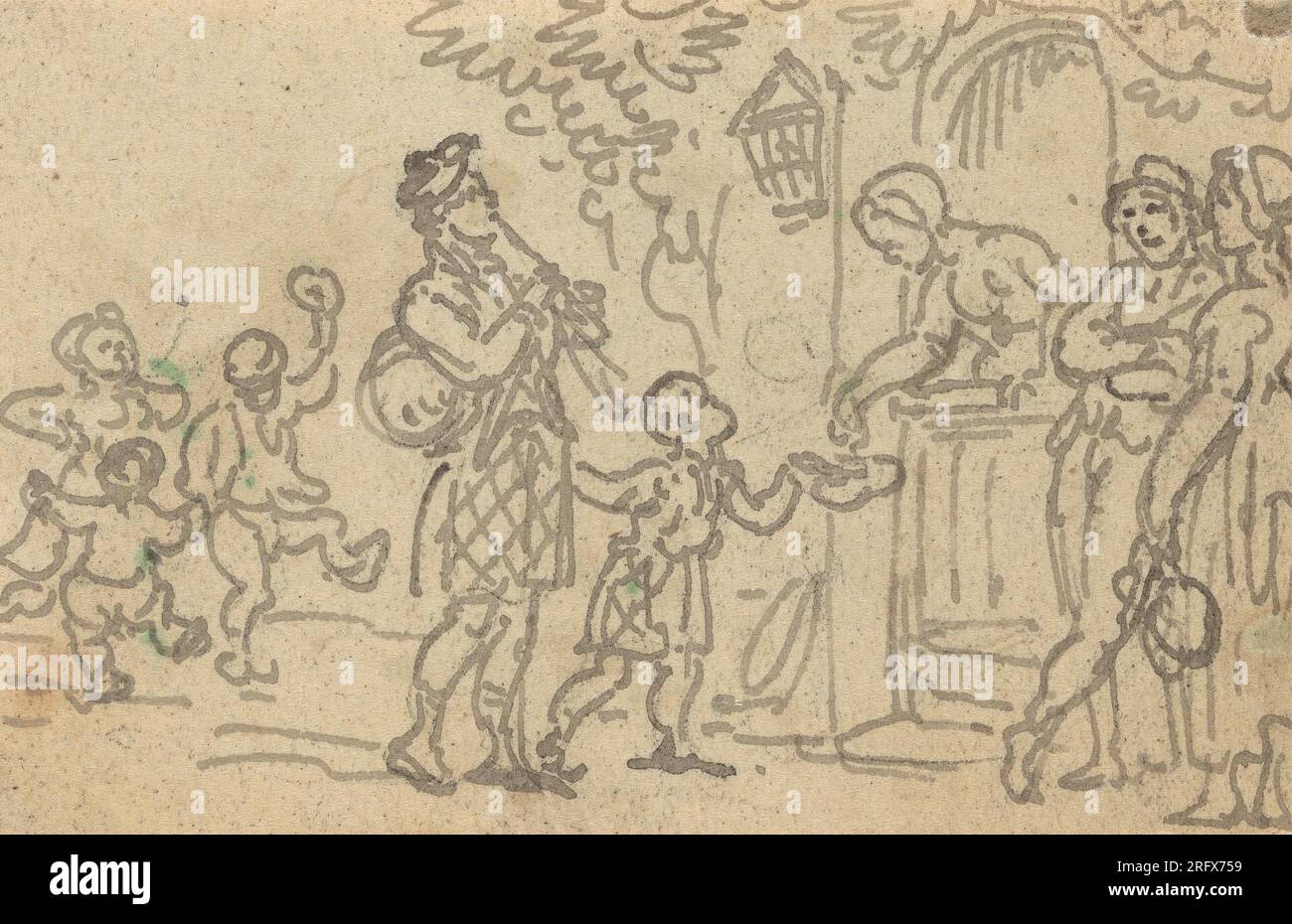 Album Drawing by Thomas Rowlandson Stock Photo - Alamy