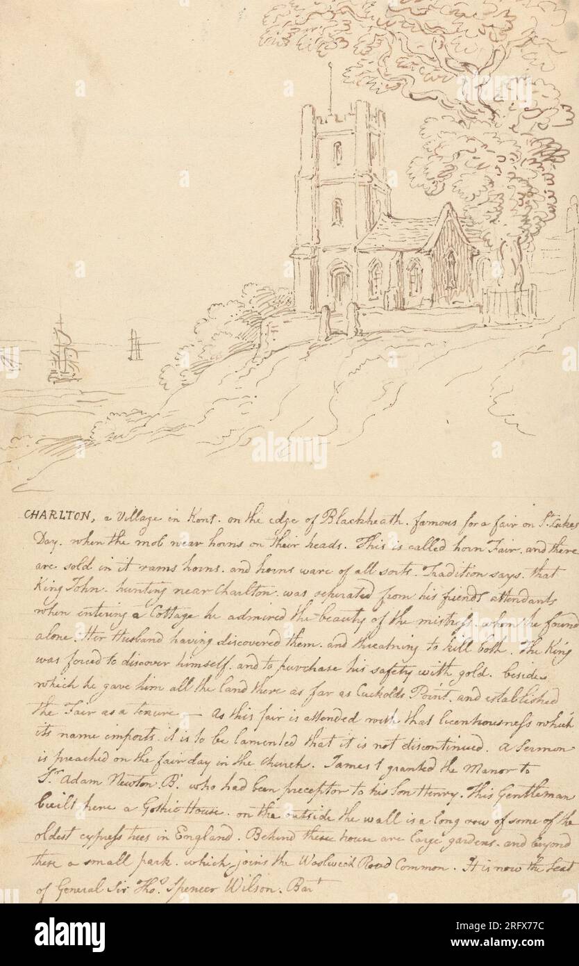 Album Drawing by Thomas Rowlandson Stock Photo - Alamy