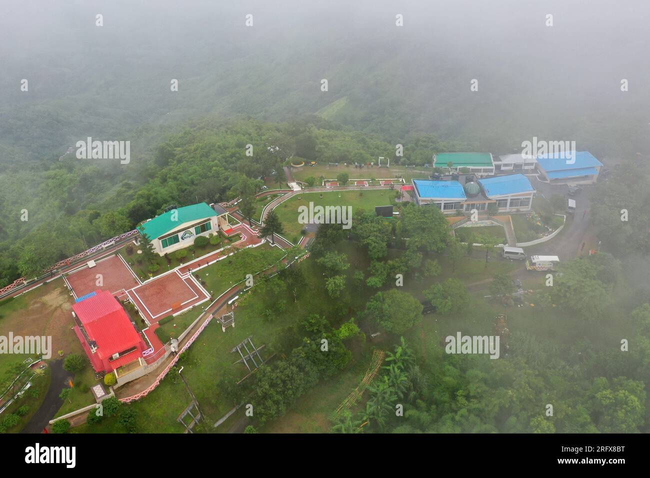 Bandarban, Bangladesh - July 27, 2023: The Bird's-eye view of Bandarban ...