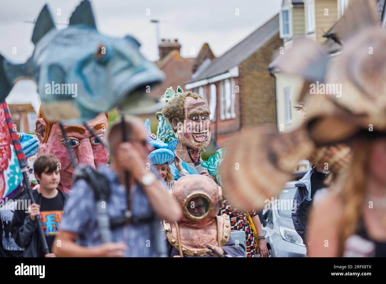 Whitstable carnival parade hi-res stock photography and images - Alamy