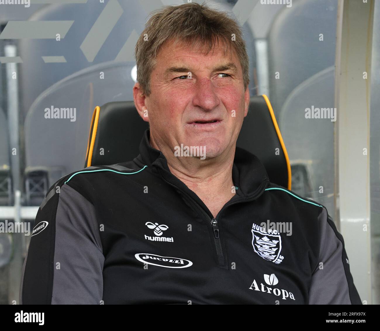 Tony Smith Head Coach of Hull FC during the Betfred Super League Round ...