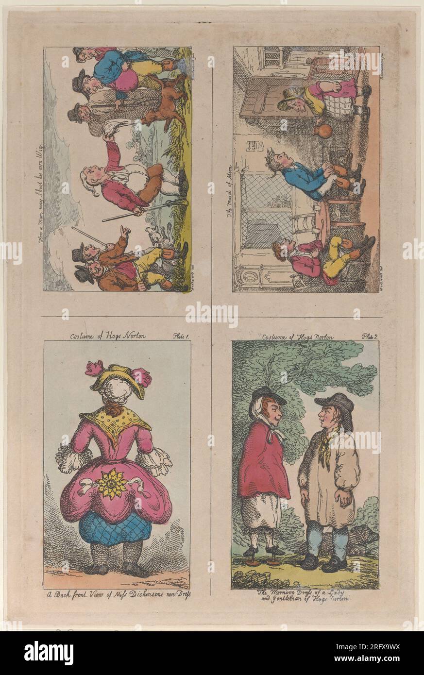 Costume of Hogs Norton, How a Man May Shoot His Own Wig, and The Maid ...