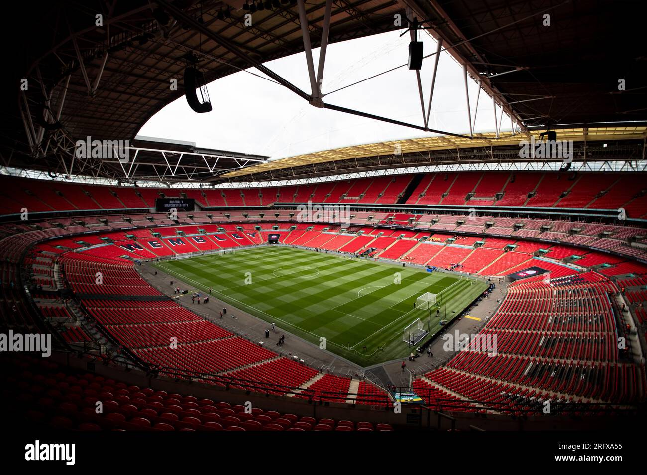 General Viewing of Wembley Stadium during the FA Community Shield match ...