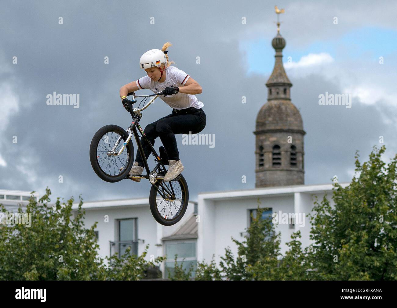 Germany's Kim Lea Muller competes in the Womens Elite Qualification in ...