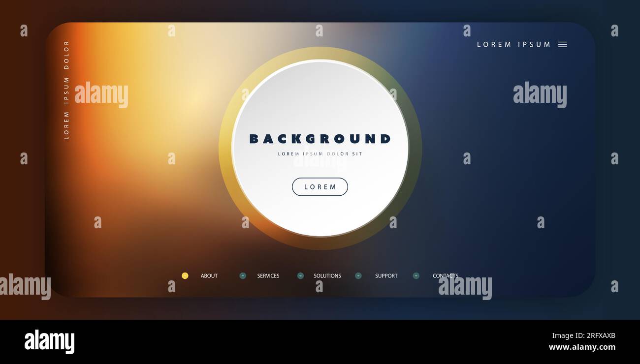 Space - Abstract Colorful Minimalist Background Template with Blurred ...