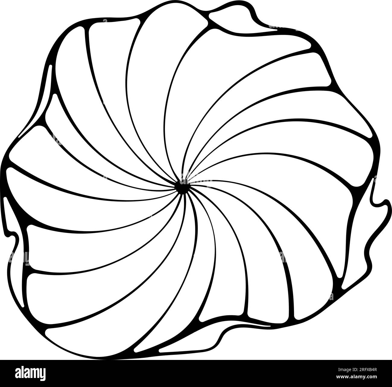 Groovy swirl Black and White Stock Photos & Images - Alamy