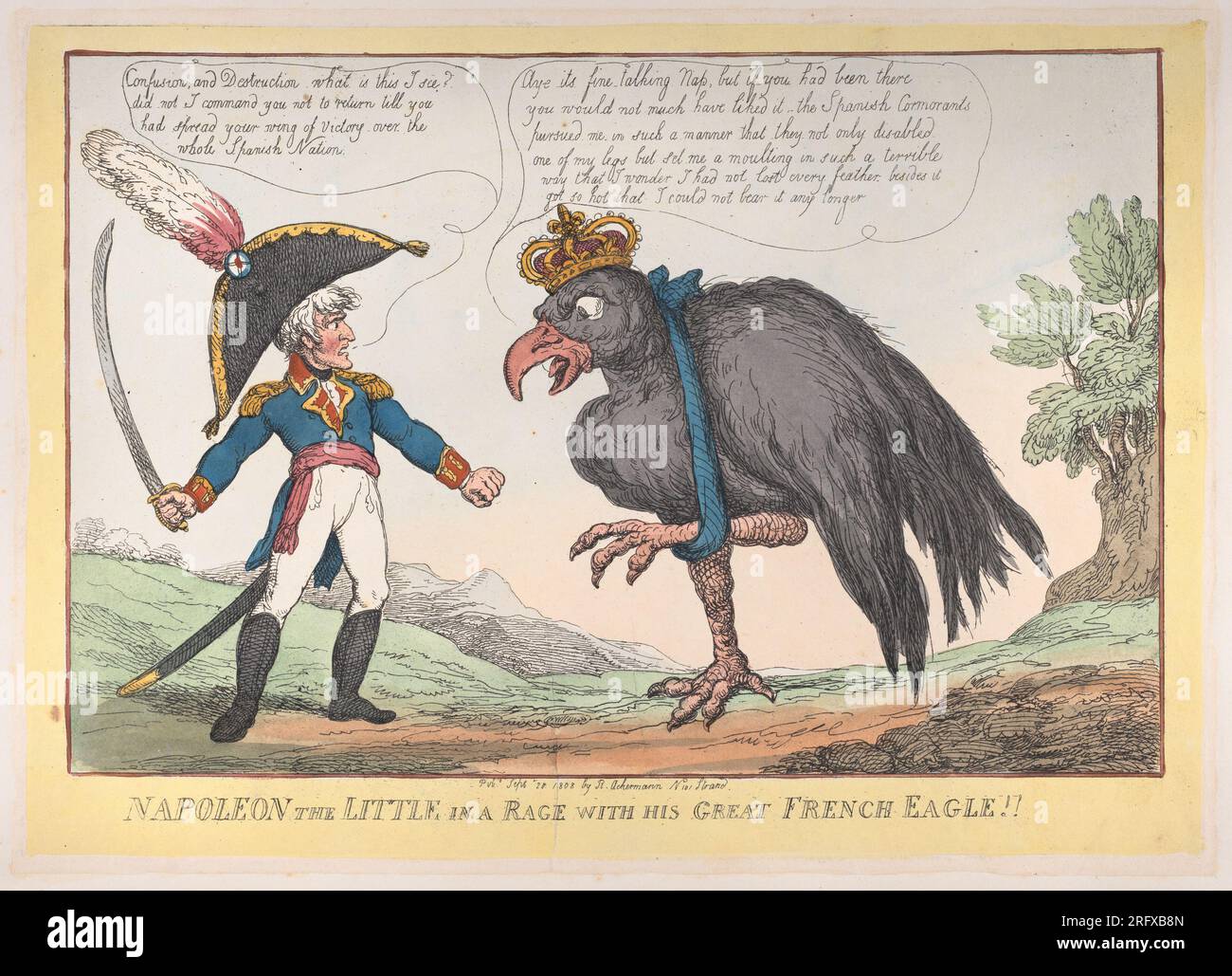 Napoleon The Little in a Rage with His Great French Eagle!! 20 ...