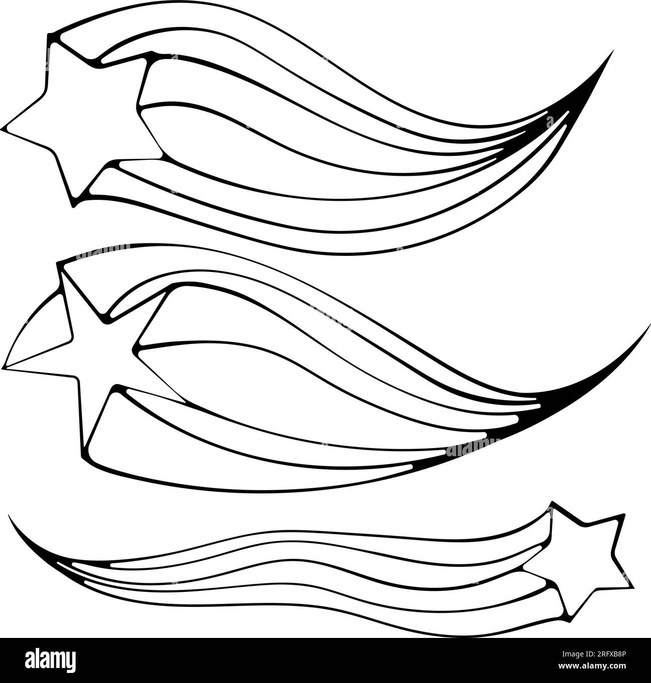 Star comet Cut Out Stock Images & Pictures - Alamy