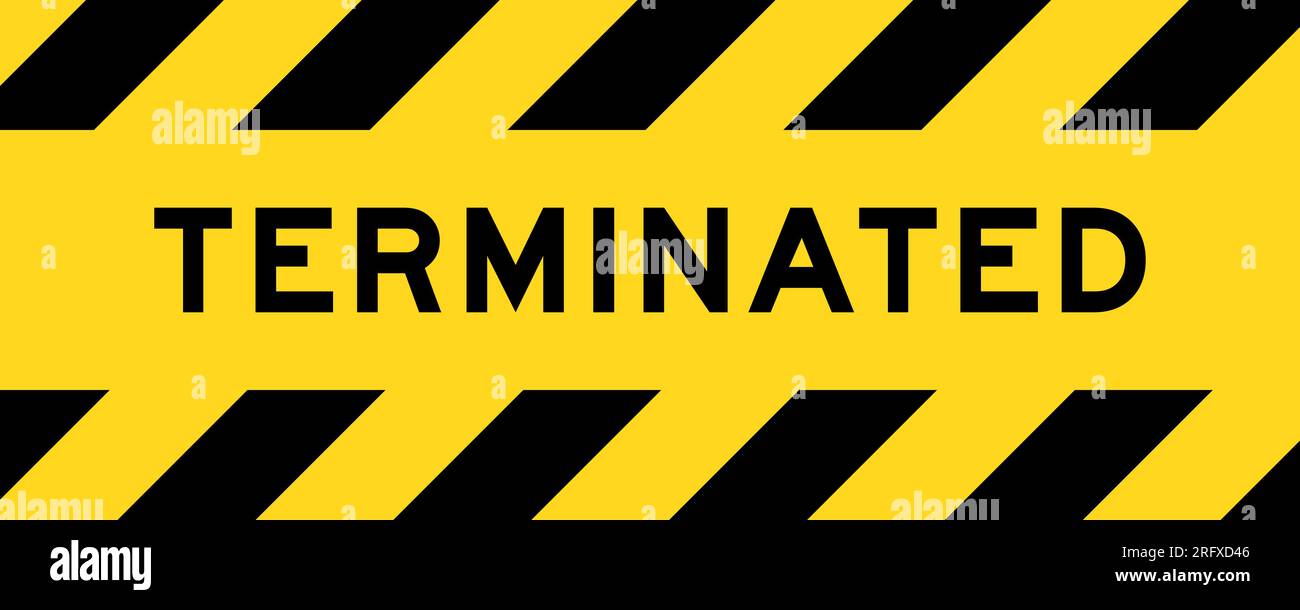 Terminated termination Stock Vector Images - Alamy