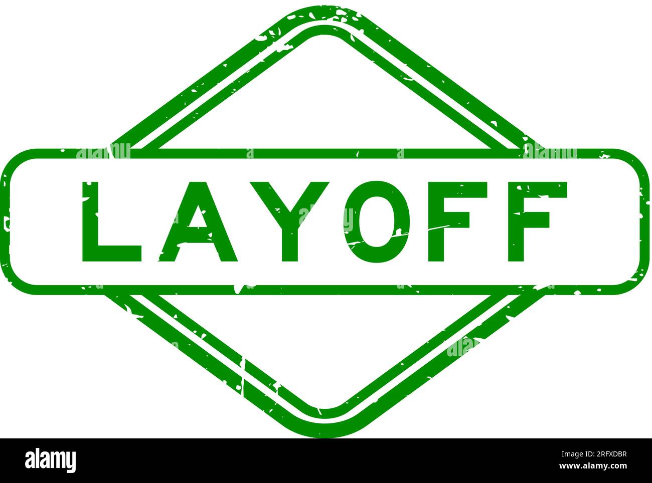 Layoff notice rubber stamp Cut Out Stock Images & Pictures - Alamy