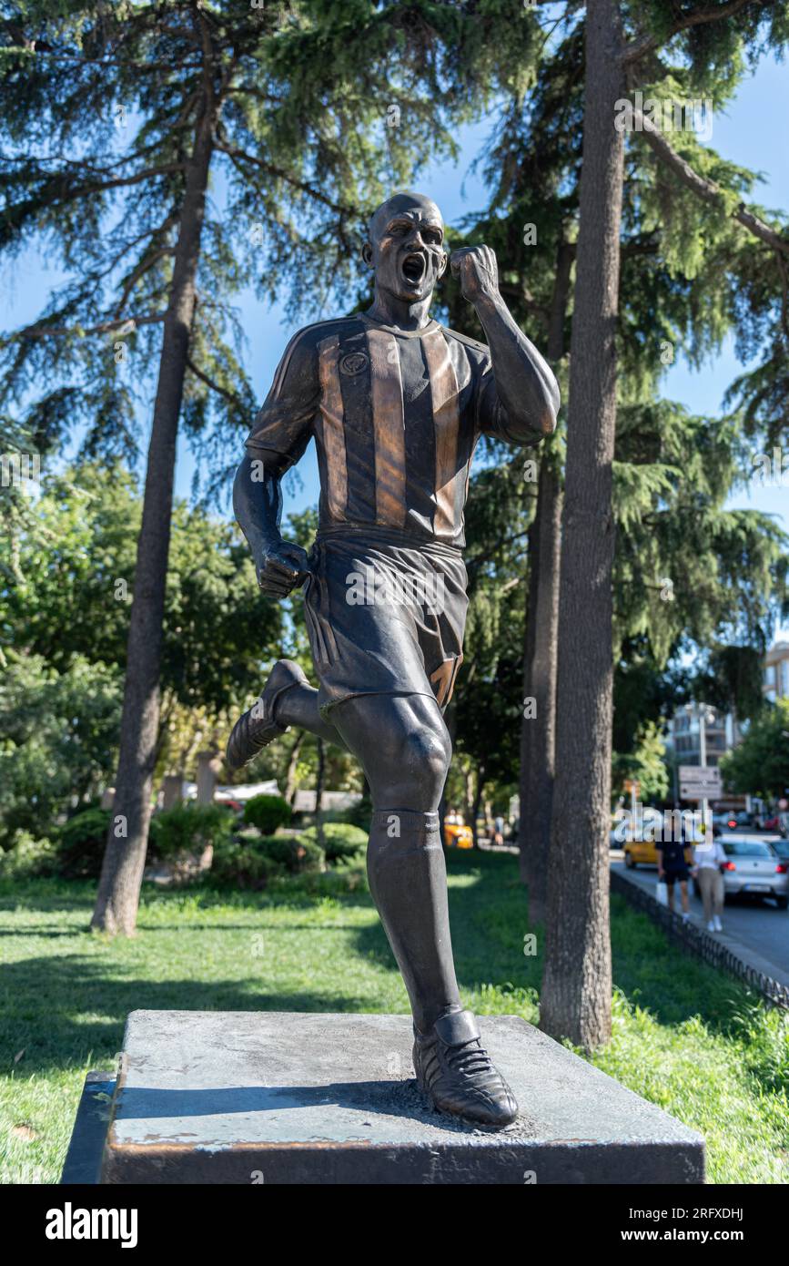 ISTANBUL, TURKEY - JULY 27, 2023: Number 10 Legend Fenerbahce captain ...