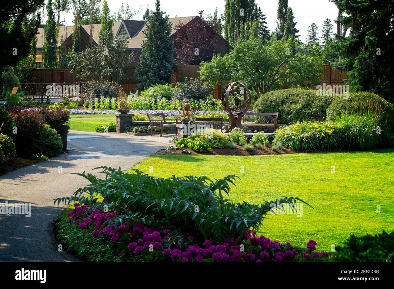 Dorothy Harvie Gardens Calgary Zoo Alberta Stock Photo - Alamy