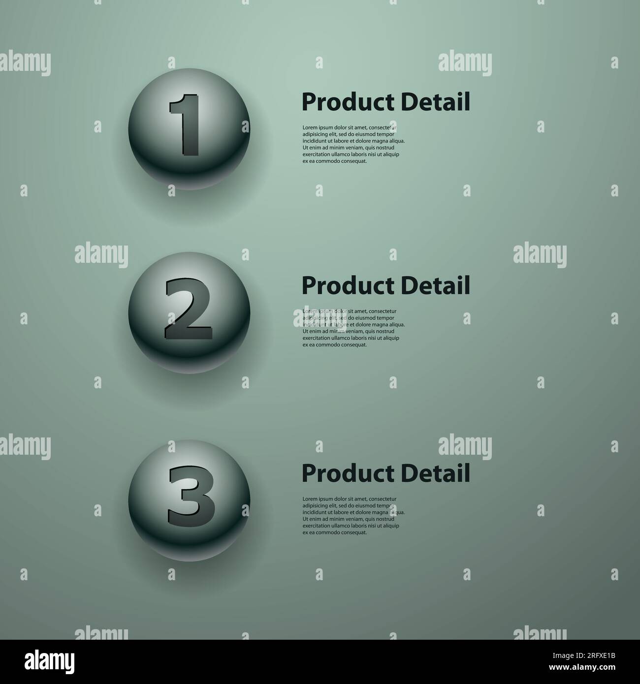 Third numbers Stock Vector Images - Alamy