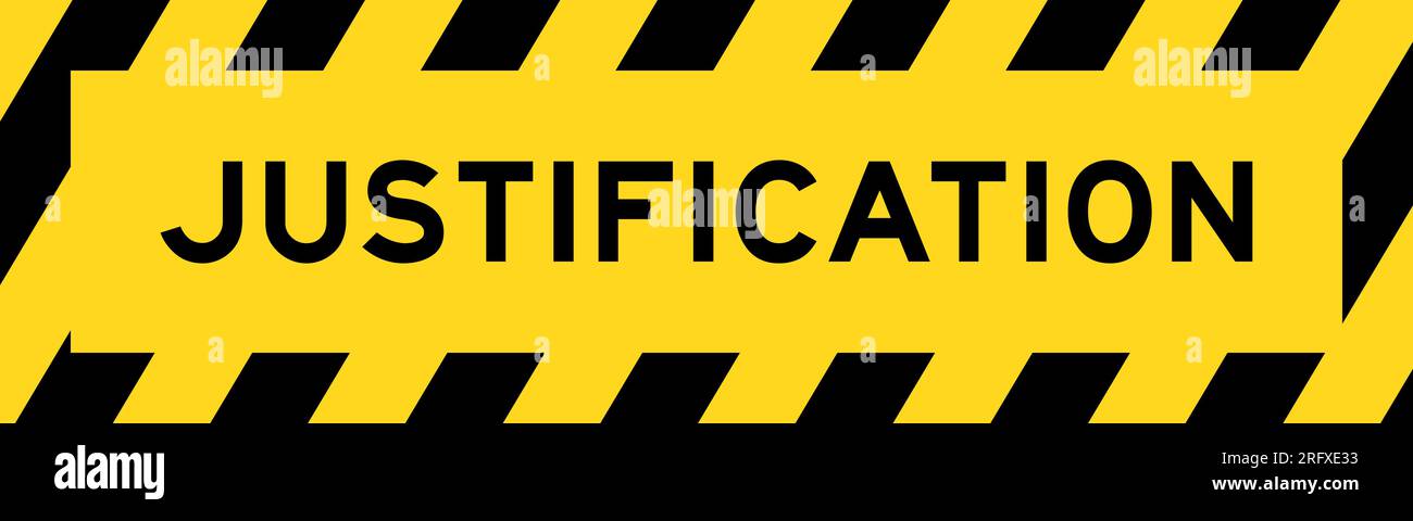 Yellow and black color with line striped label banner with word ...