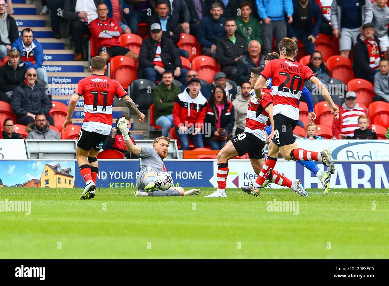 Eco - Power Stadium, Doncaster, England - 5th August 2023 Tommy Rowe ...