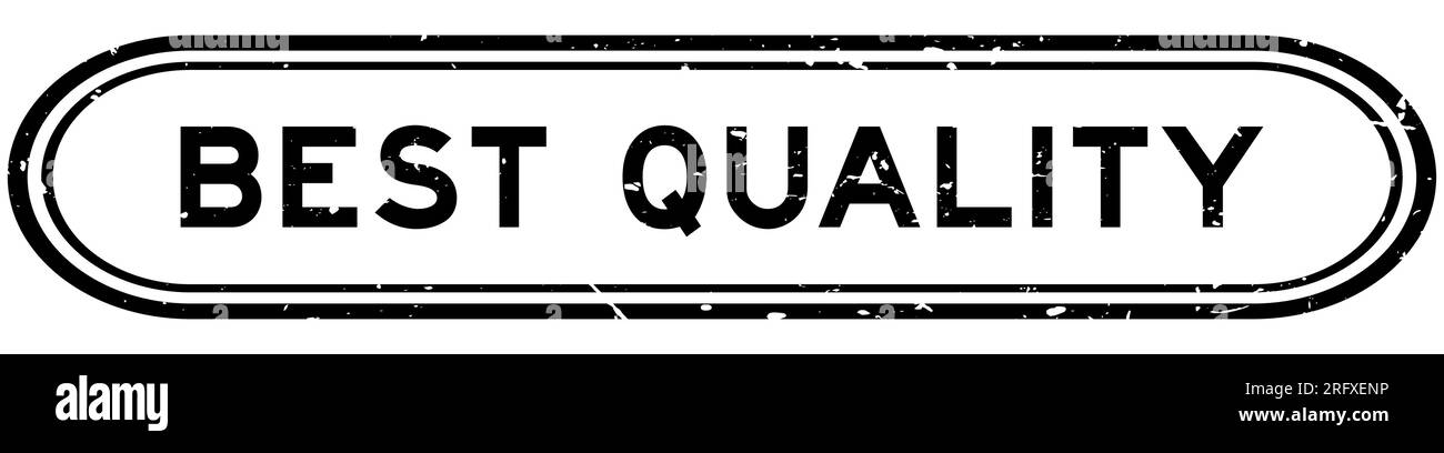 Grunge black best quality word rubber seal stamp on white background ...