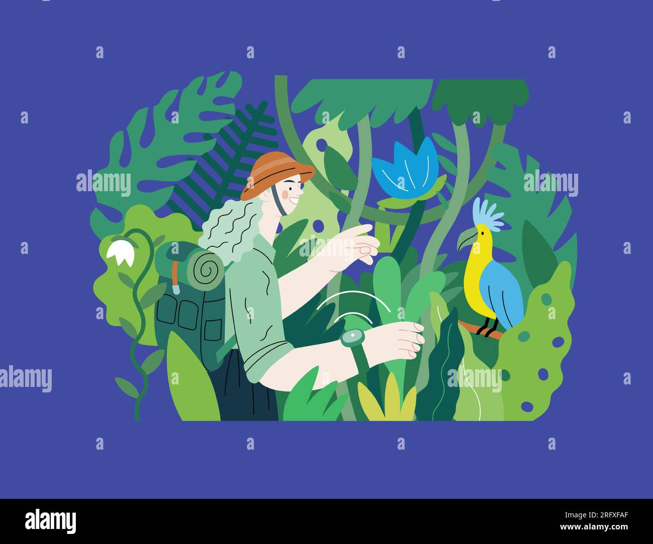 Biodiversity study Stock Vector Images - Alamy