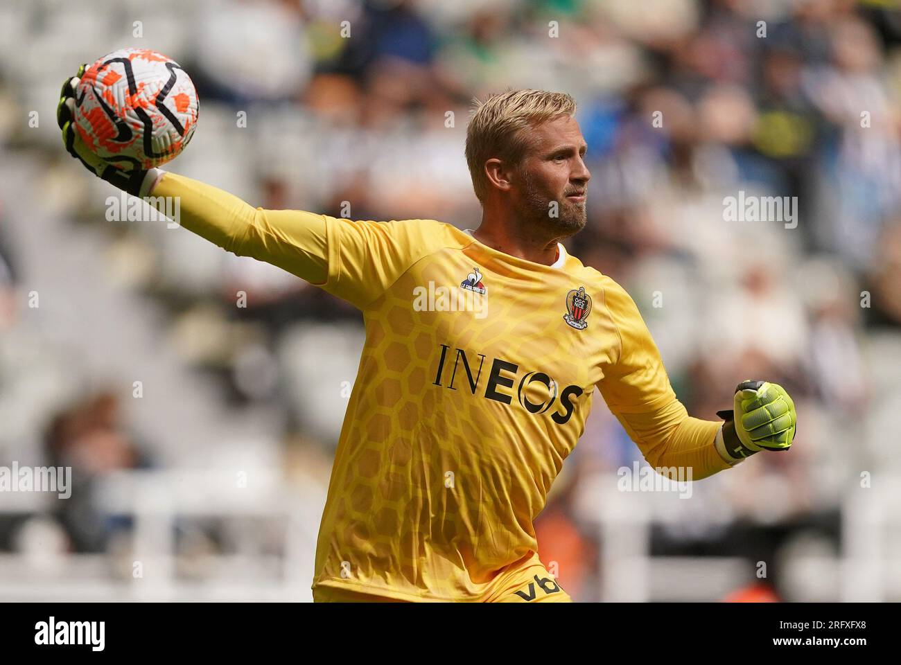 Nice goalkeeper Kasper Schmeichel during the Sela Cup match at St ...