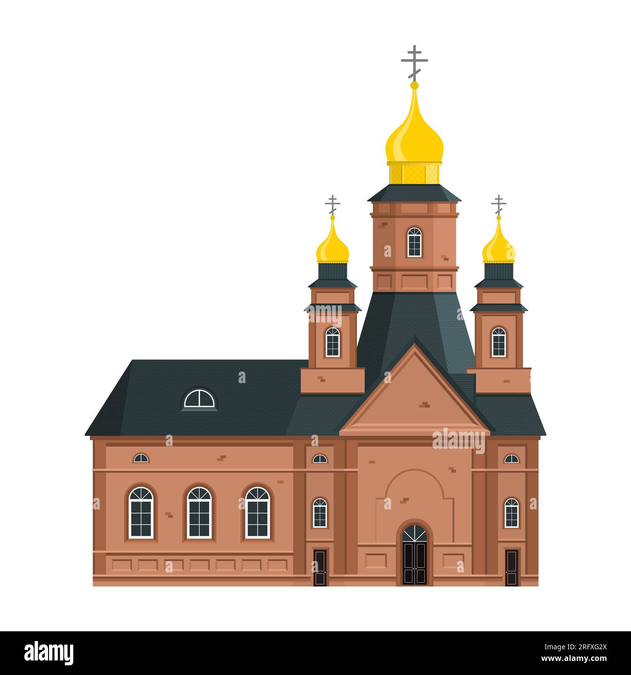 church color flat illustration Stock Vector Image & Art - Alamy