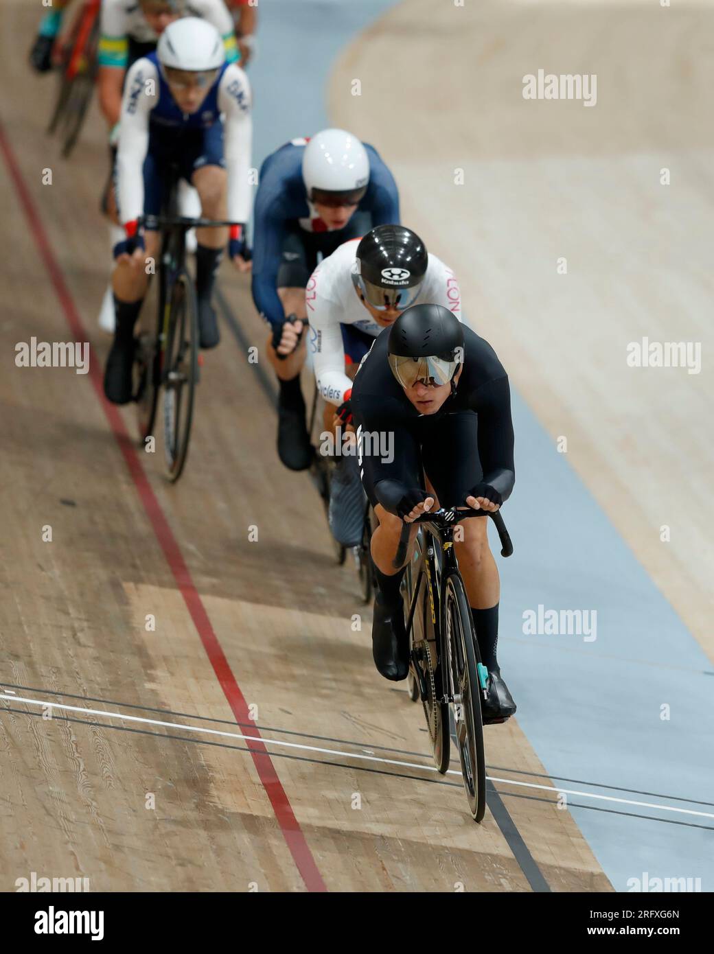 New Zealand's Campbell Stewart in action in the Men's Elite Omnium ...