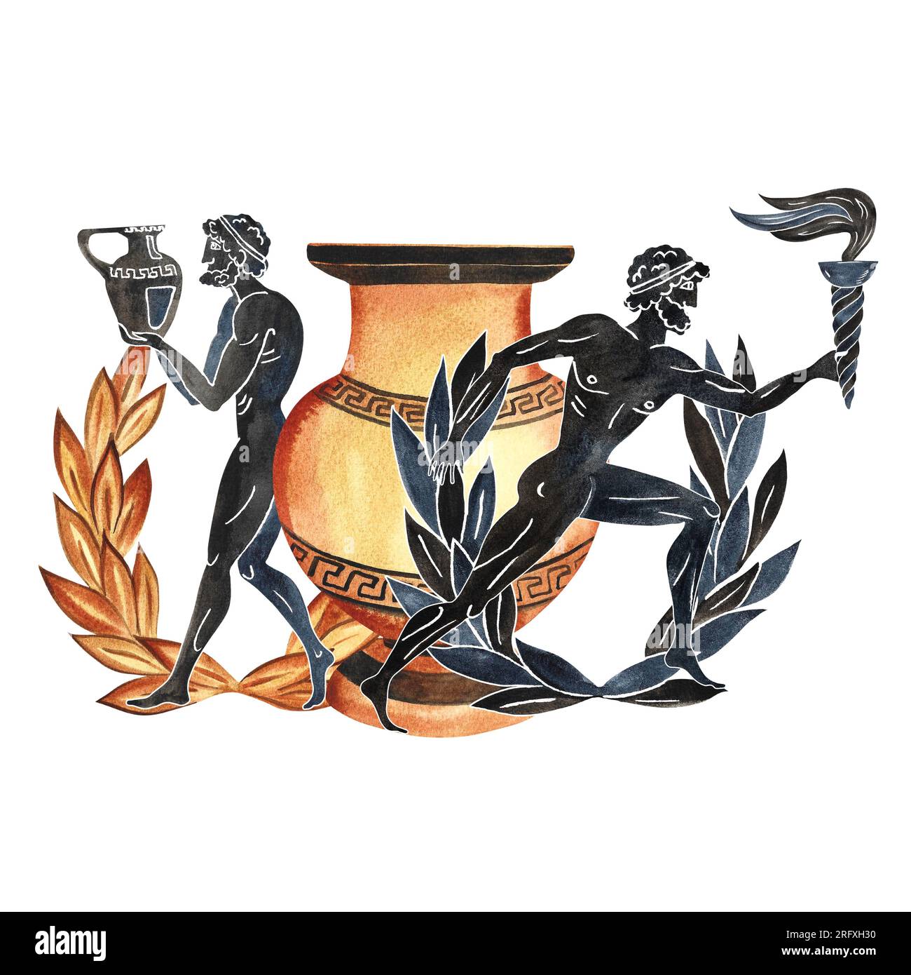 Greek Art Vases Olympics