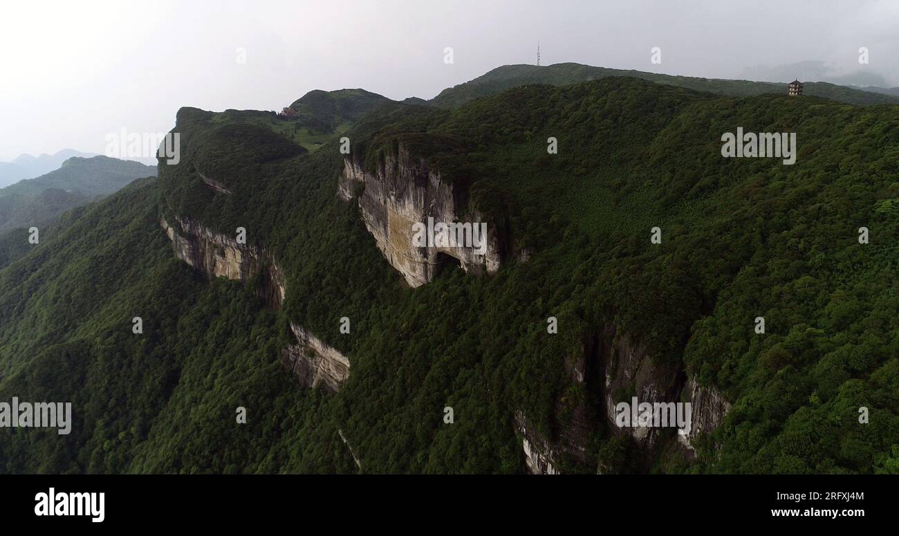 CHONGQING, CHINA - AUGUST 5, 2023 - A 3.5-kilometre-long cliff walkway ...