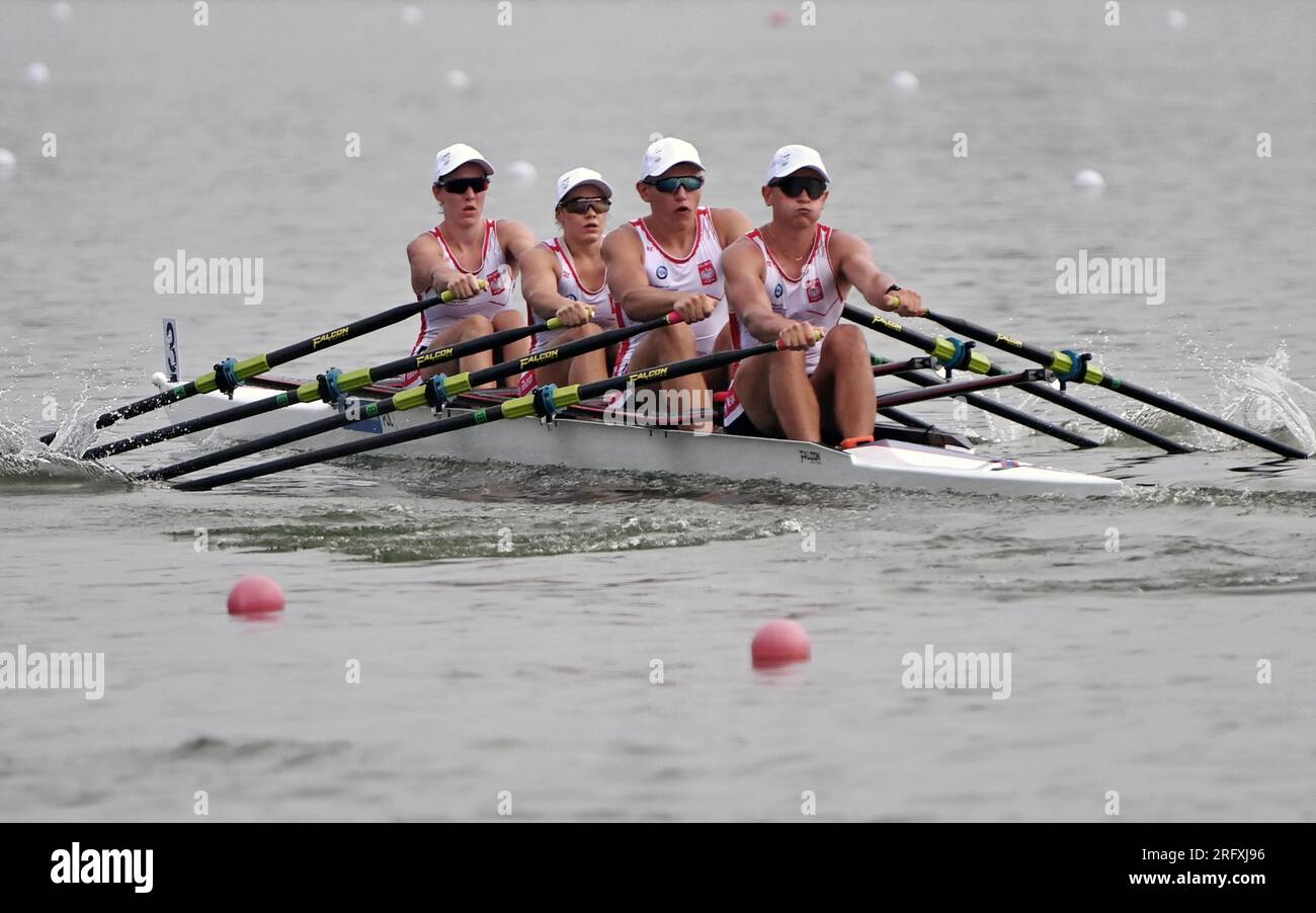 Chengdu, China's Sichuan Province. 6th Aug, 2023. Team Poland compete ...