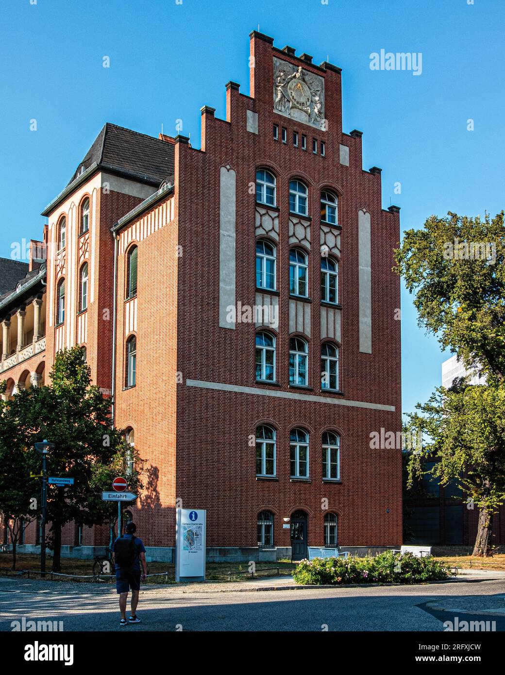 Historic old Buildings on the Charité Hospital Univeristy Campus, Mitte ...