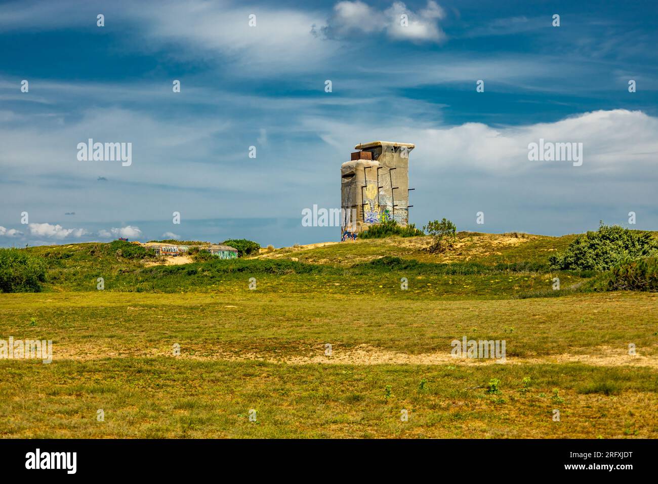 On the road on the Quiberon Peninsula along the beautiful Atlantic ...