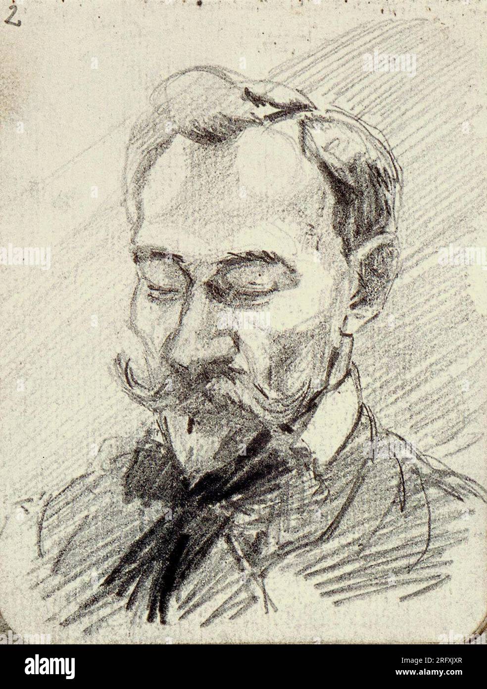 Portret van Christian Leibbrandt 1909 by Theo van Doesburg Stock Photo ...